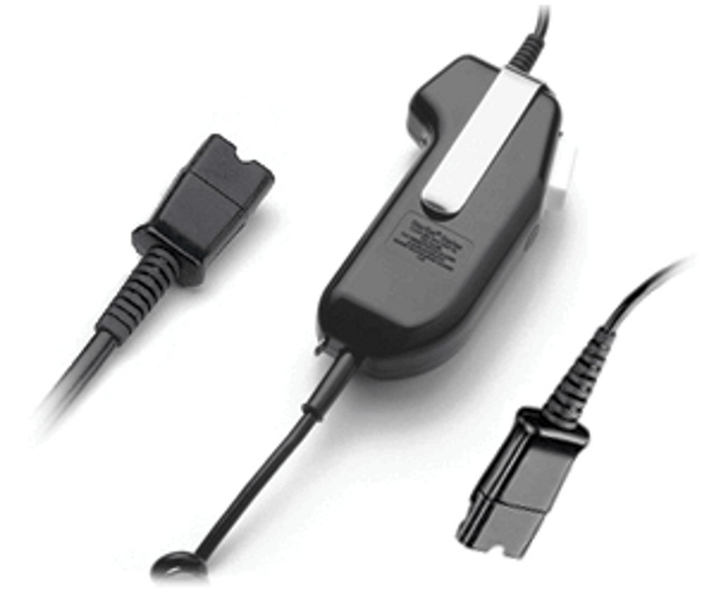 HP Plantronics SSP1051-03 4-wire PTT QD to QD Adapter 12" Momentary ...